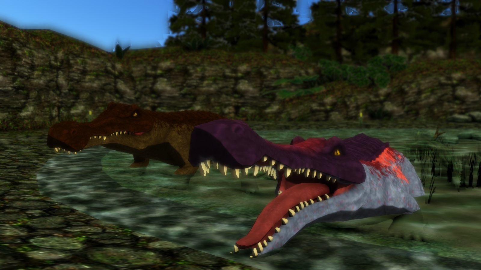 MMD JW:Sarcosuchus + Download DL by Francoraptor2018 on DeviantArt