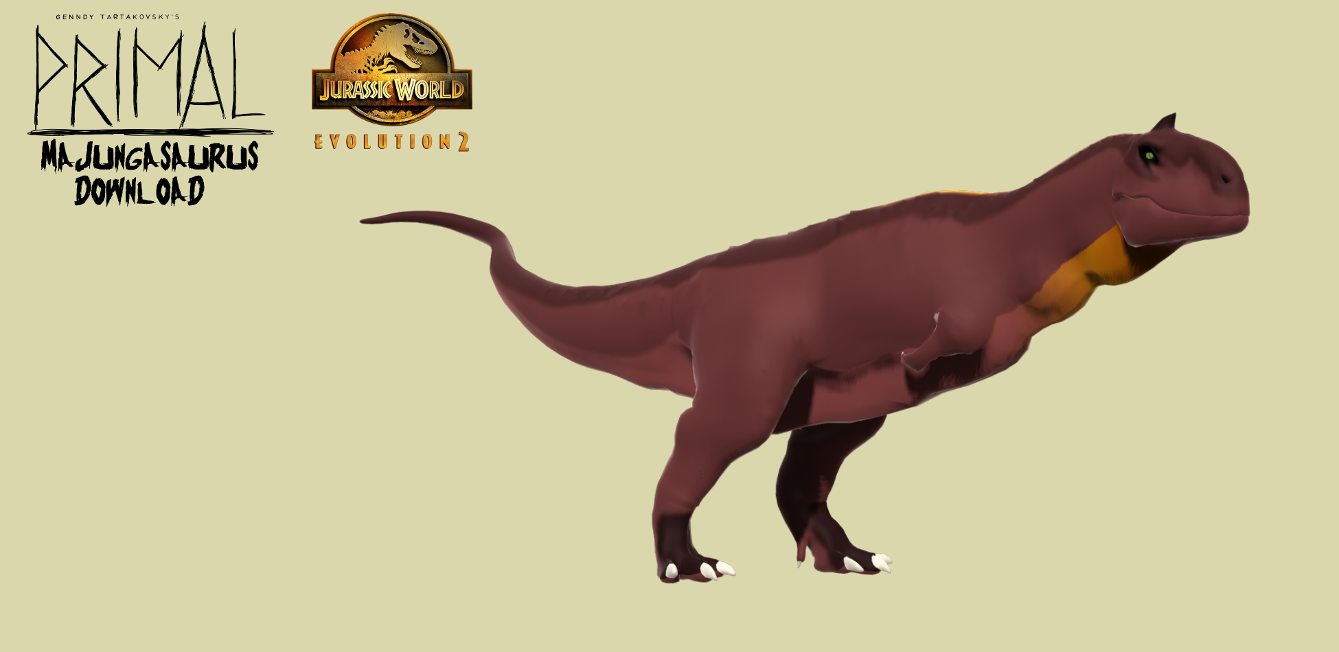 MMD JWE 2:Majungasaurus Primal + Download DL by Francoraptor2018 on ...