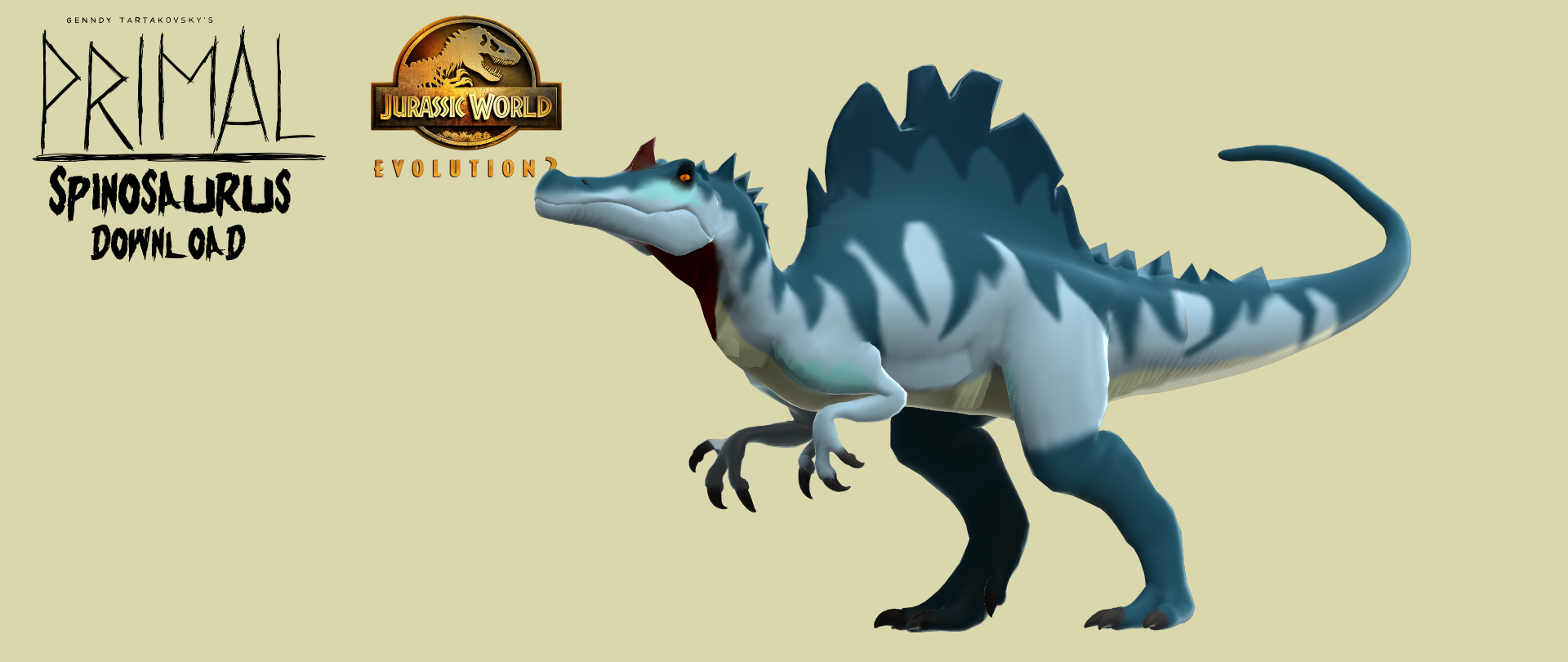 MMD JWE 2:Spinosaurus Primal + Download DL by Francoraptor2018 on ...