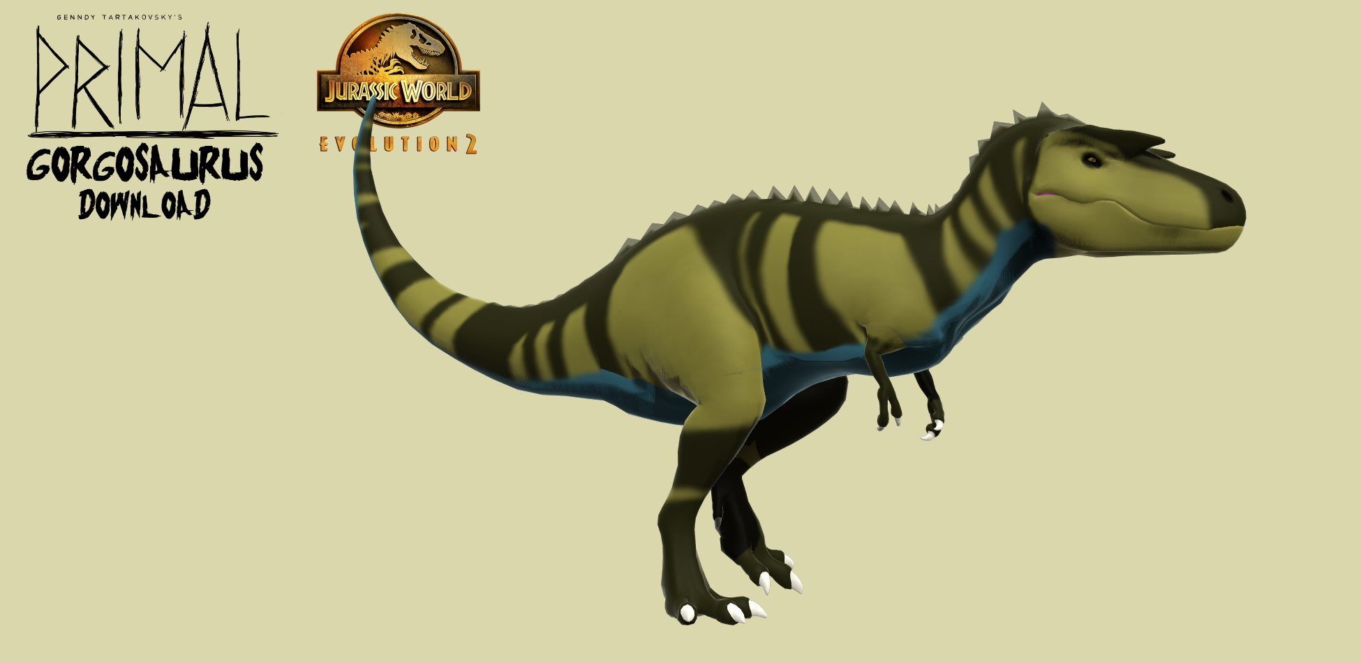MMD JWE 2:Gorgosaurus Primal + Download DL by Francoraptor2018 on DeviantArt