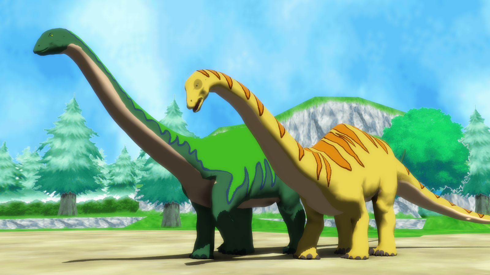 Brontosaurus Jurassic Park Builder