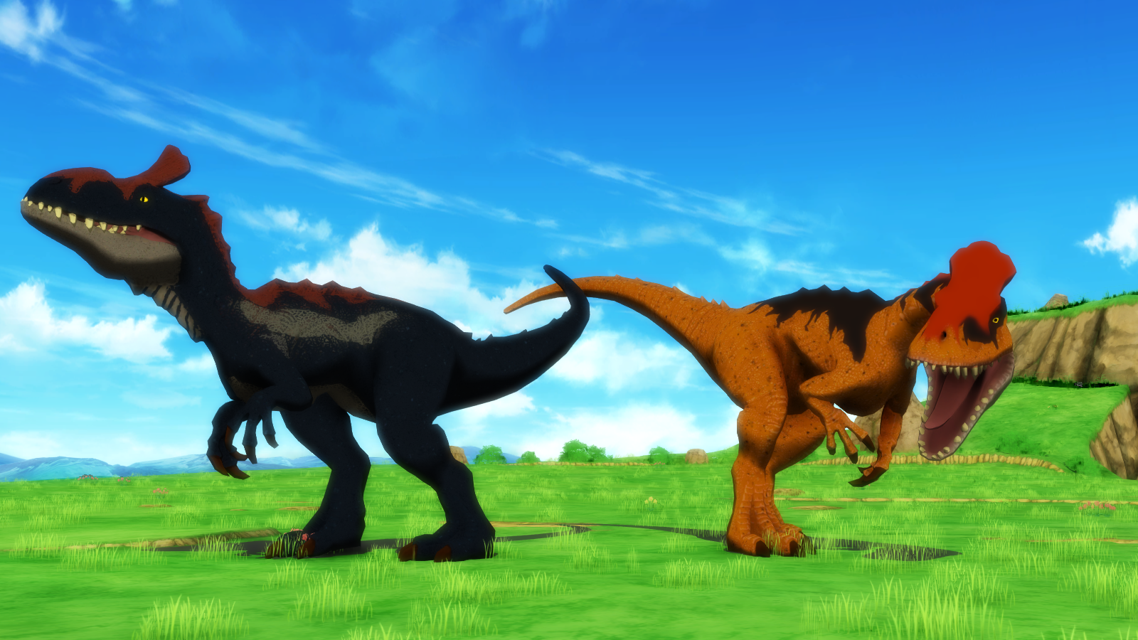 MMD JW:Cryolophosaurus + Download DL by Francoraptor2018 on DeviantArt