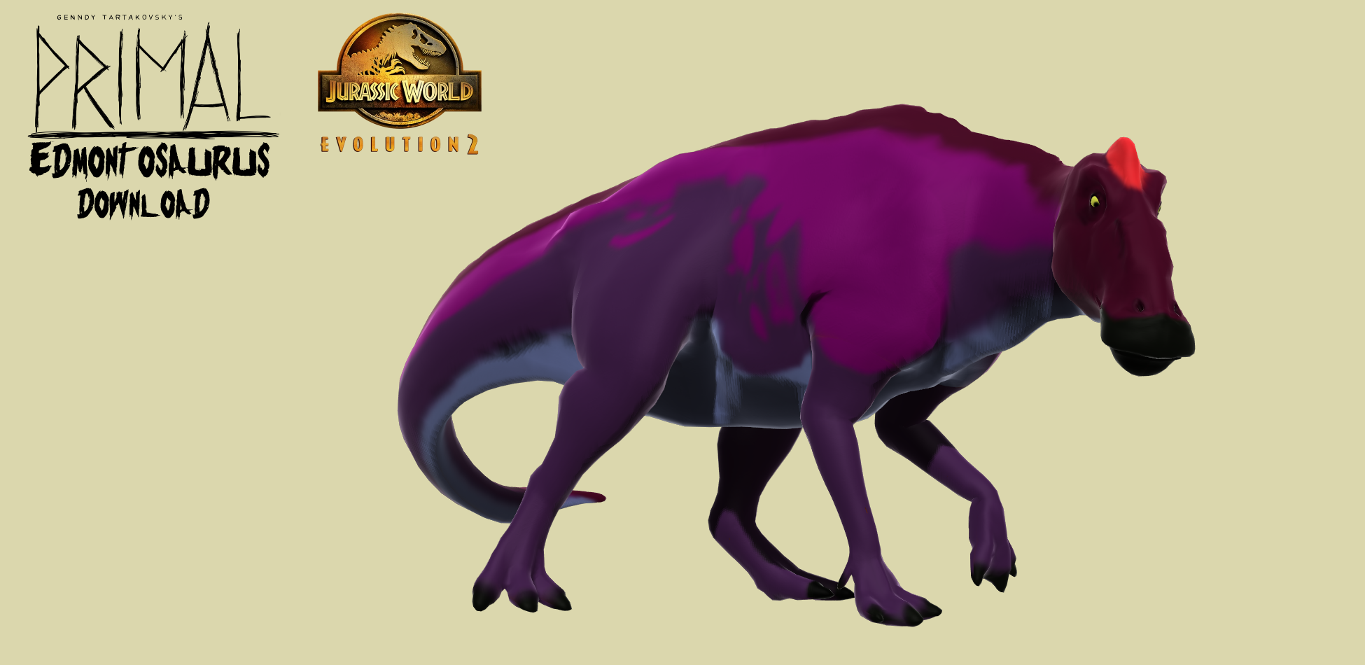 MMD JWE 2:Edmontosaurus Primal + Download DL by Francoraptor2018 on ...