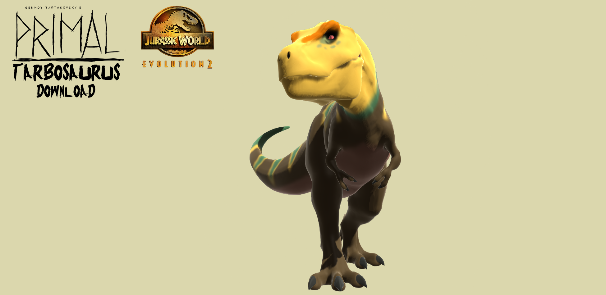 MMD JWE 2:Tarbosaurus Primal + Download DL by Francoraptor2018 on DeviantArt