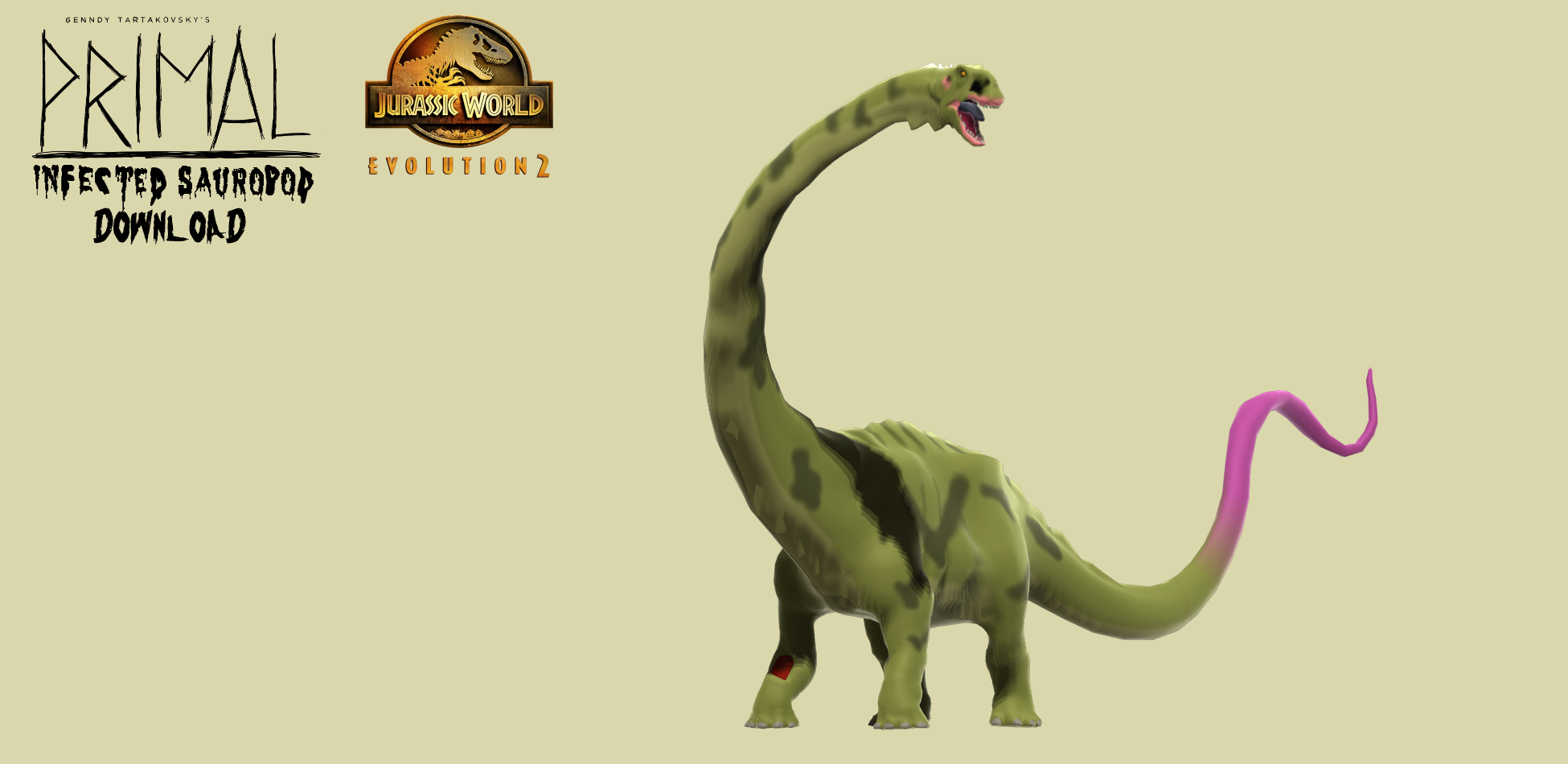 MMD JWE 2:Infected Sauropod + Download DL by Francoraptor2018 on DeviantArt