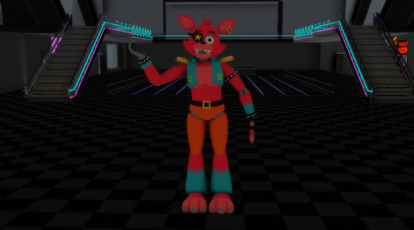 MMD Fnaf SB:Glamrock Foxy + Download DL by Francoraptor2018 on DeviantArt
