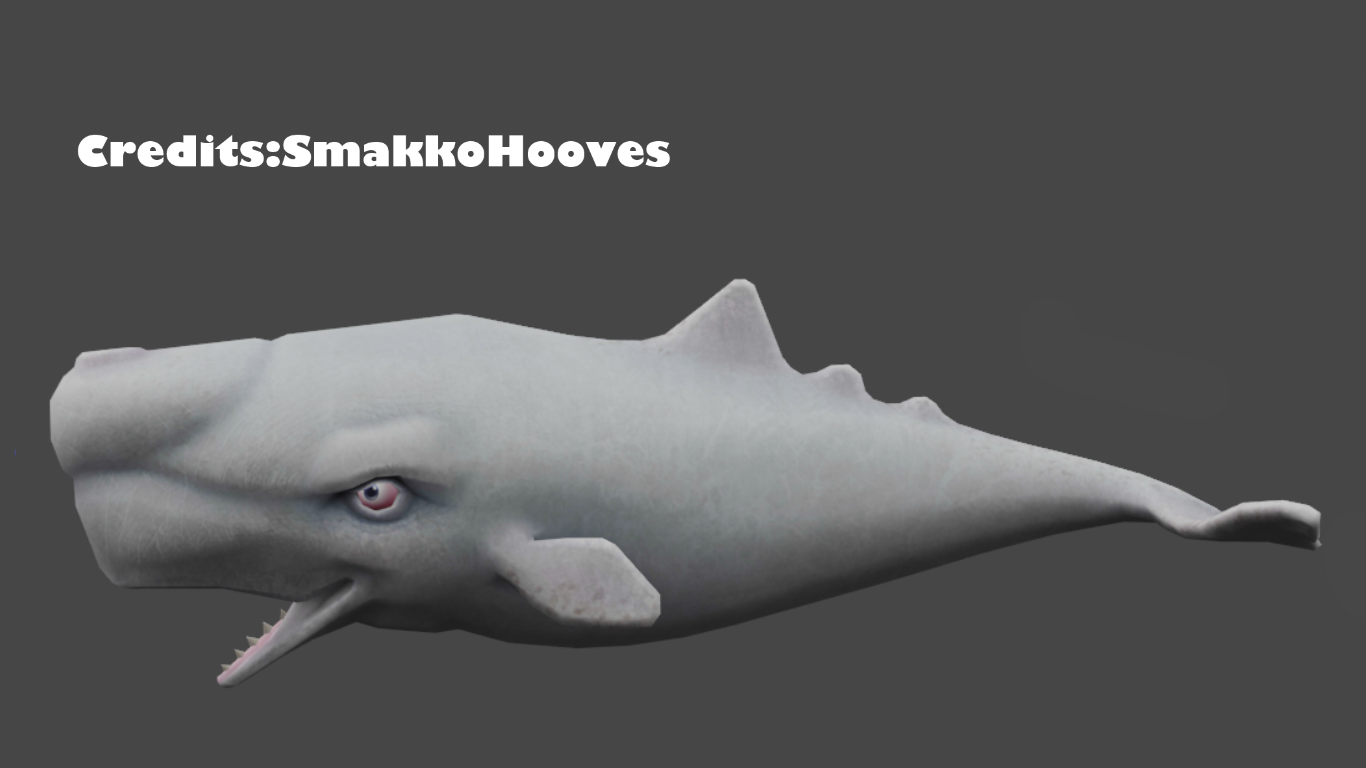 Hungry shark Evolution:Moby Dick PNG + OBJ by Francoraptor2018 on ...