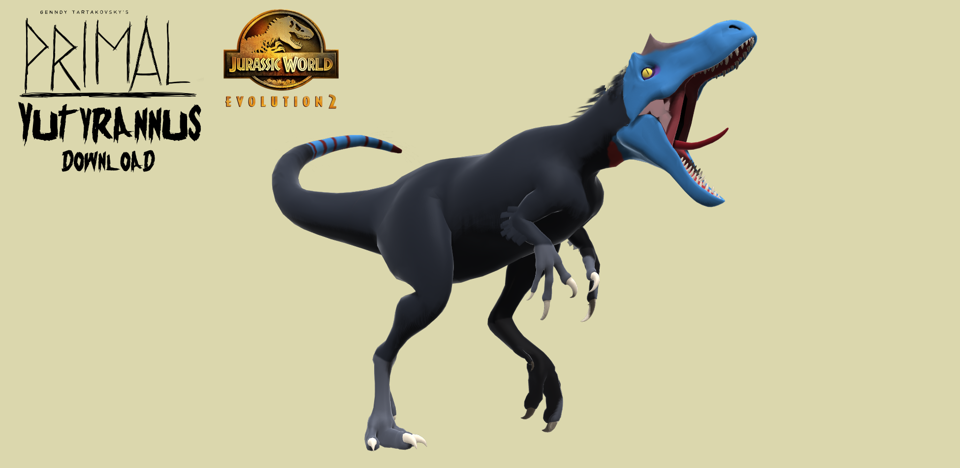MMD JWE 2:Yutyrannus Primal + Download DL by Francoraptor2018 on DeviantArt