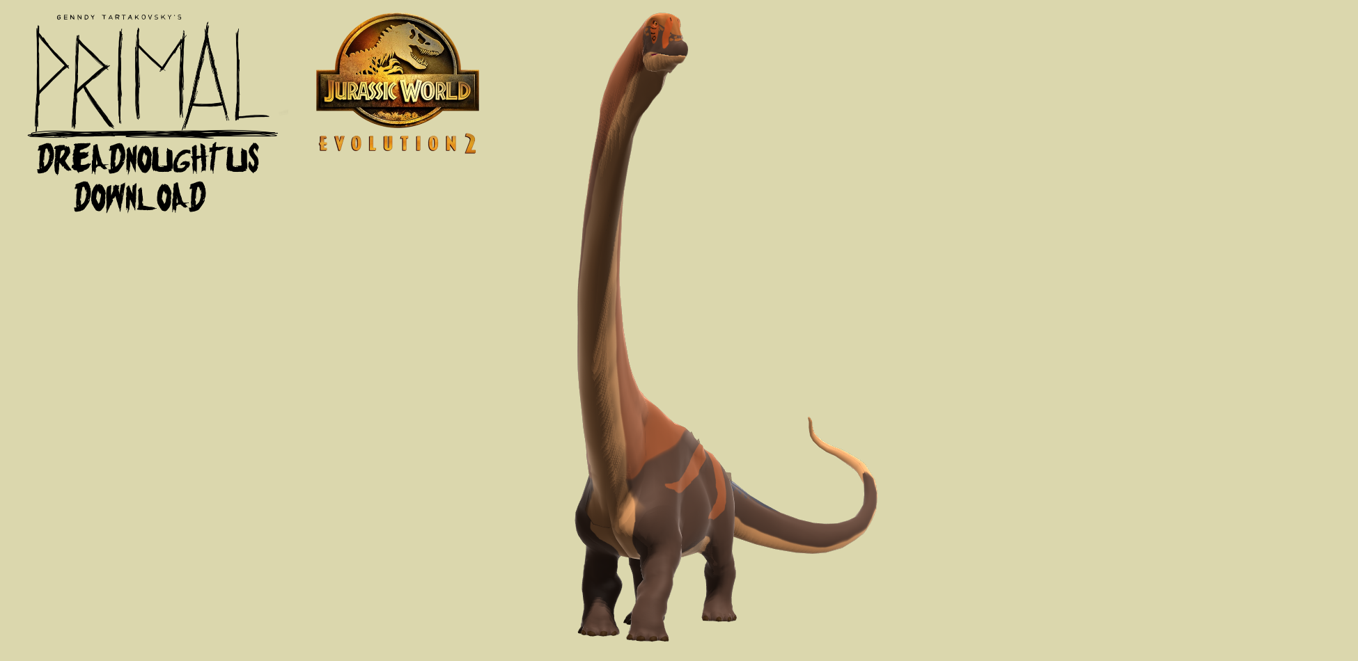 MMD JWE 2:Dreadnoughtus Primal + Download DL by Francoraptor2018 on ...