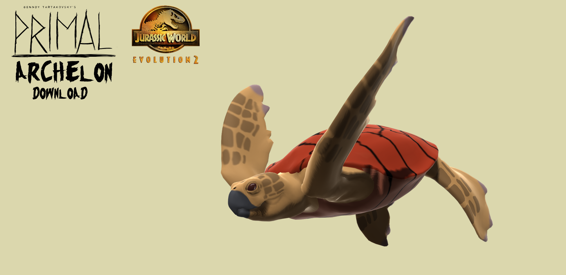 MMD JWE 2:Archelon Primal + Download DL by Francoraptor2018 on DeviantArt