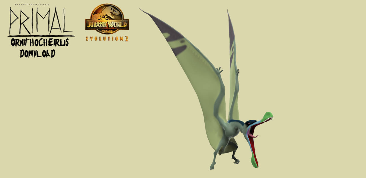 MMD JWE 2:Ornithocheirus Primal (Remake) + DL by Francoraptor2018 on ...