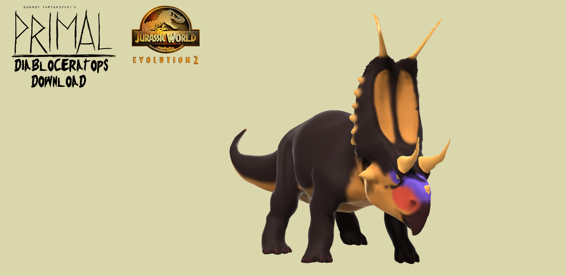 MMD JWE 2:Diabloceratops Primal (Remake) + DL by Francoraptor2018 on ...