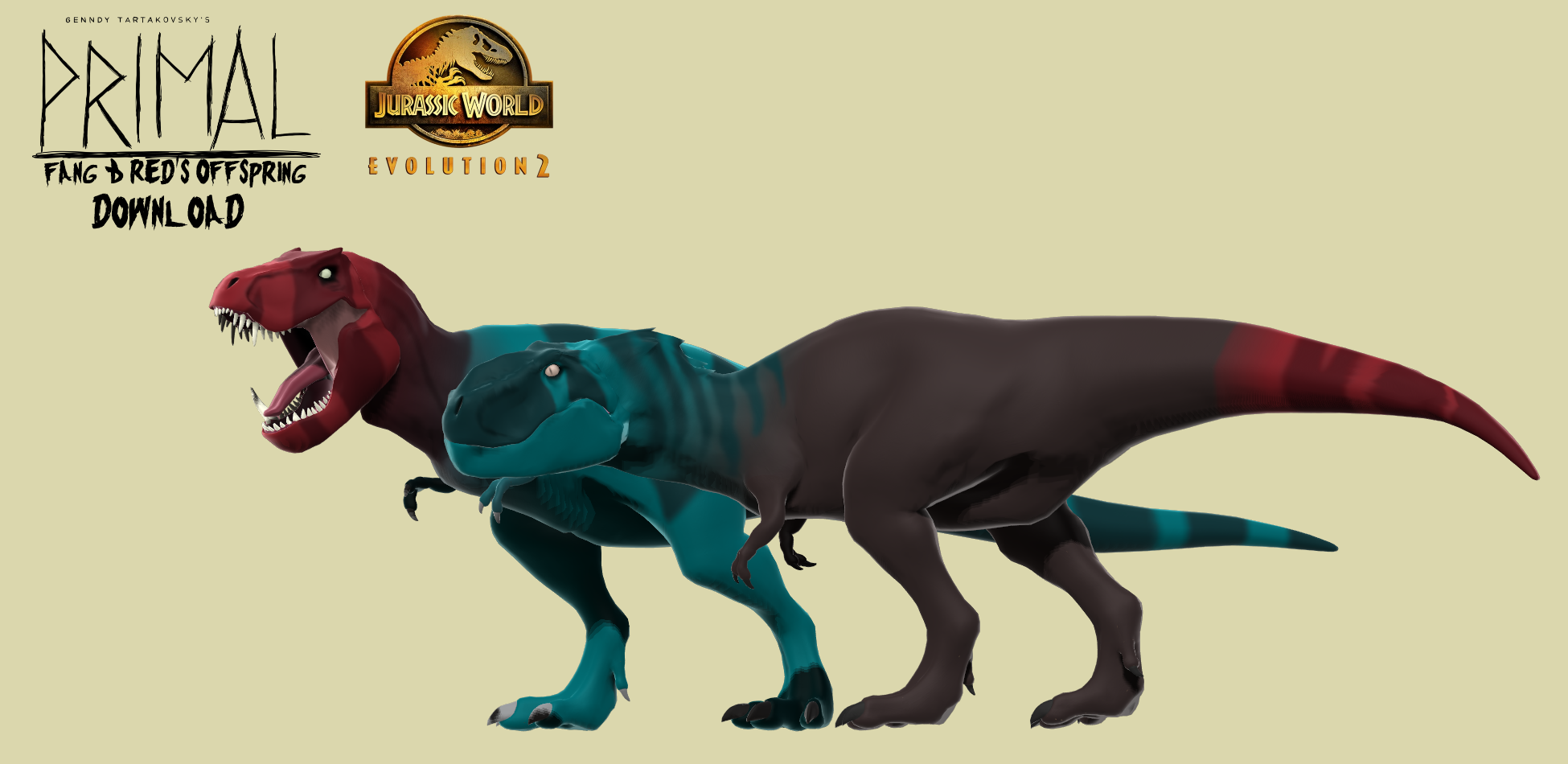 MMD JWE 2:Fang and Red's Offspring + Download by Francoraptor2018 on ...