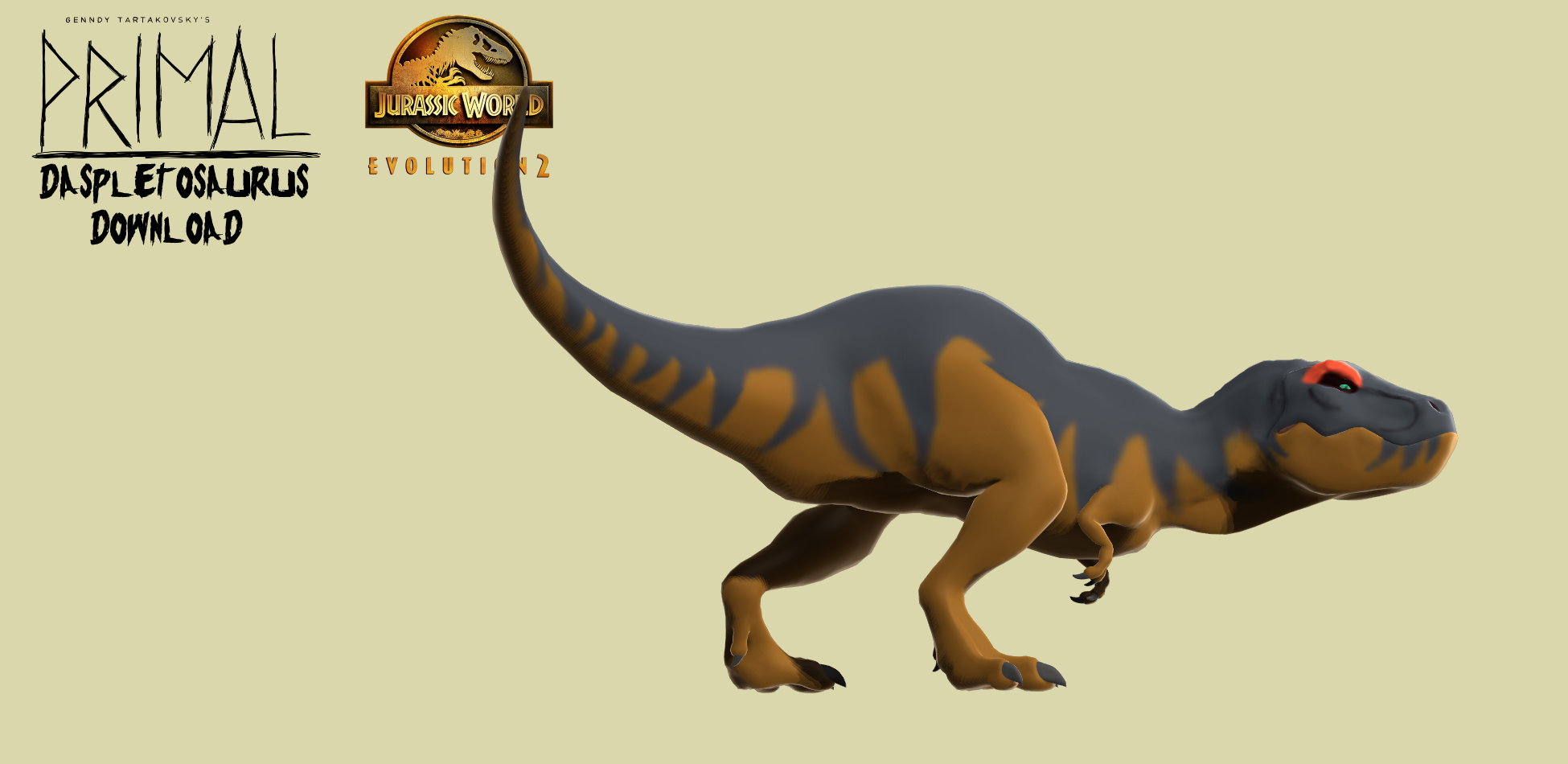 MMD JWE 2:Daspletosaurus Primal + Download by Francoraptor2018 on ...