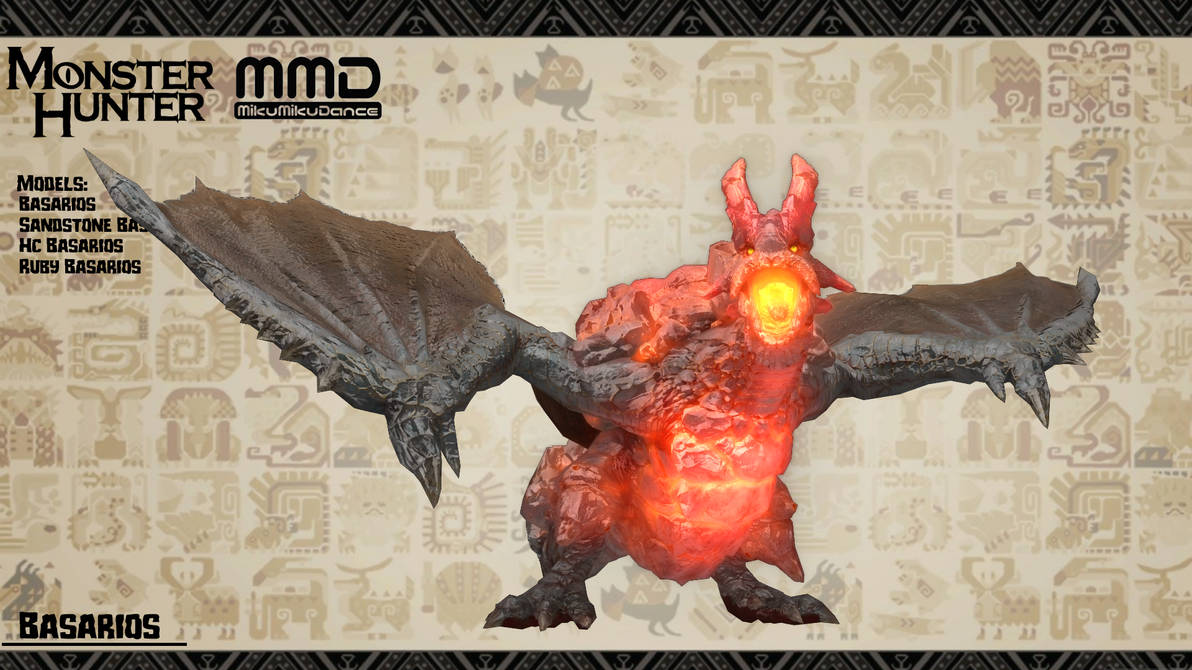MMD Monster Hunter:Basarios + Download by Francoraptor2018 on DeviantArt