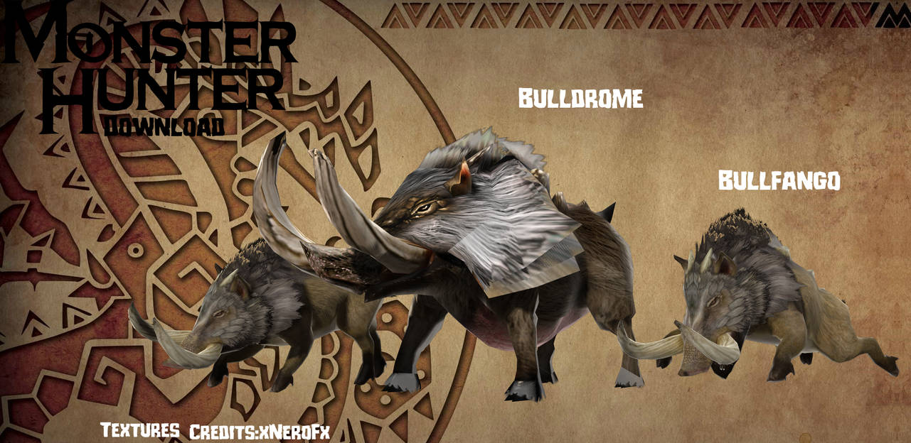MMD Monster Hunter:Bulldrome + Download by Francoraptor2018 on DeviantArt