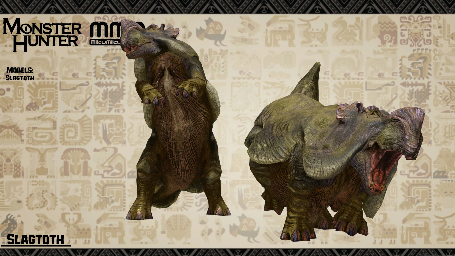MMD Monster Hunter:Slagtoth + Download by Francoraptor2018 on DeviantArt