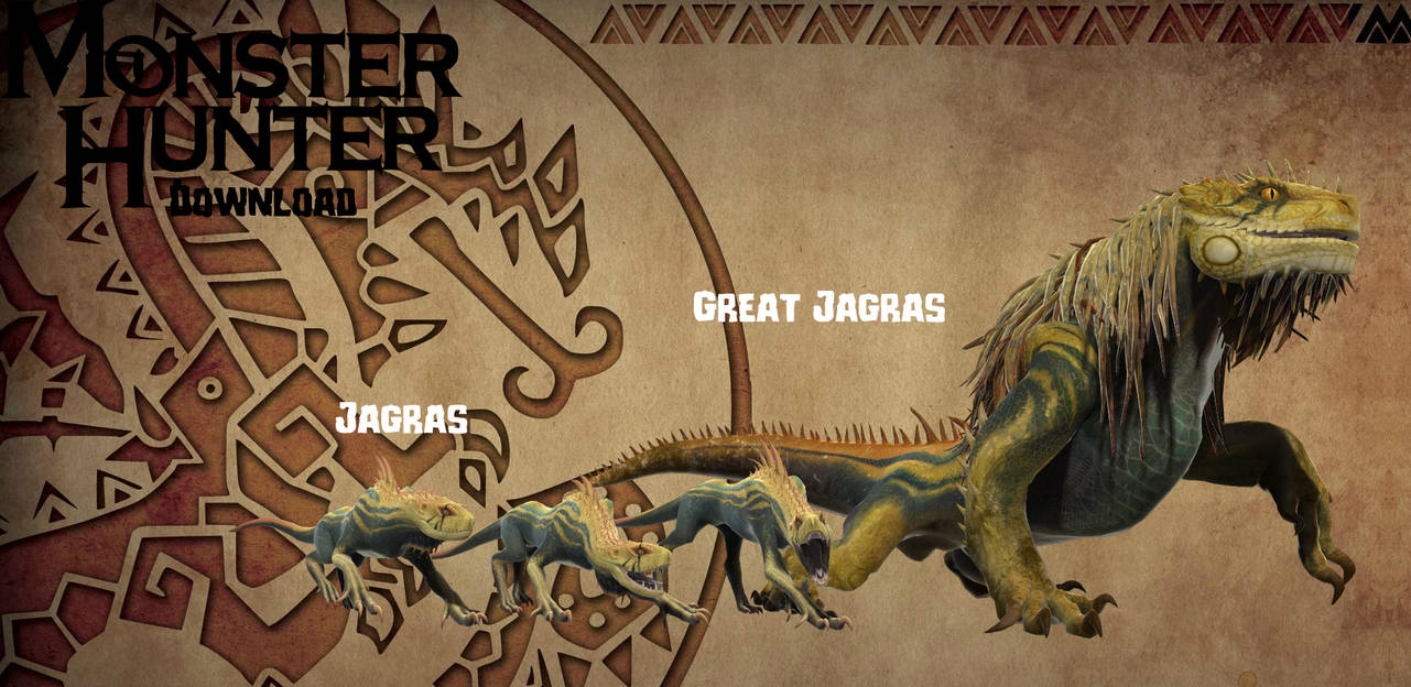 MMD Monster Hunter:Great Jagras + Download by Francoraptor2018 on ...