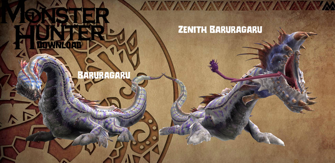 MMD Monster Hunter:Baruragaru + Download by Francoraptor2018 on DeviantArt