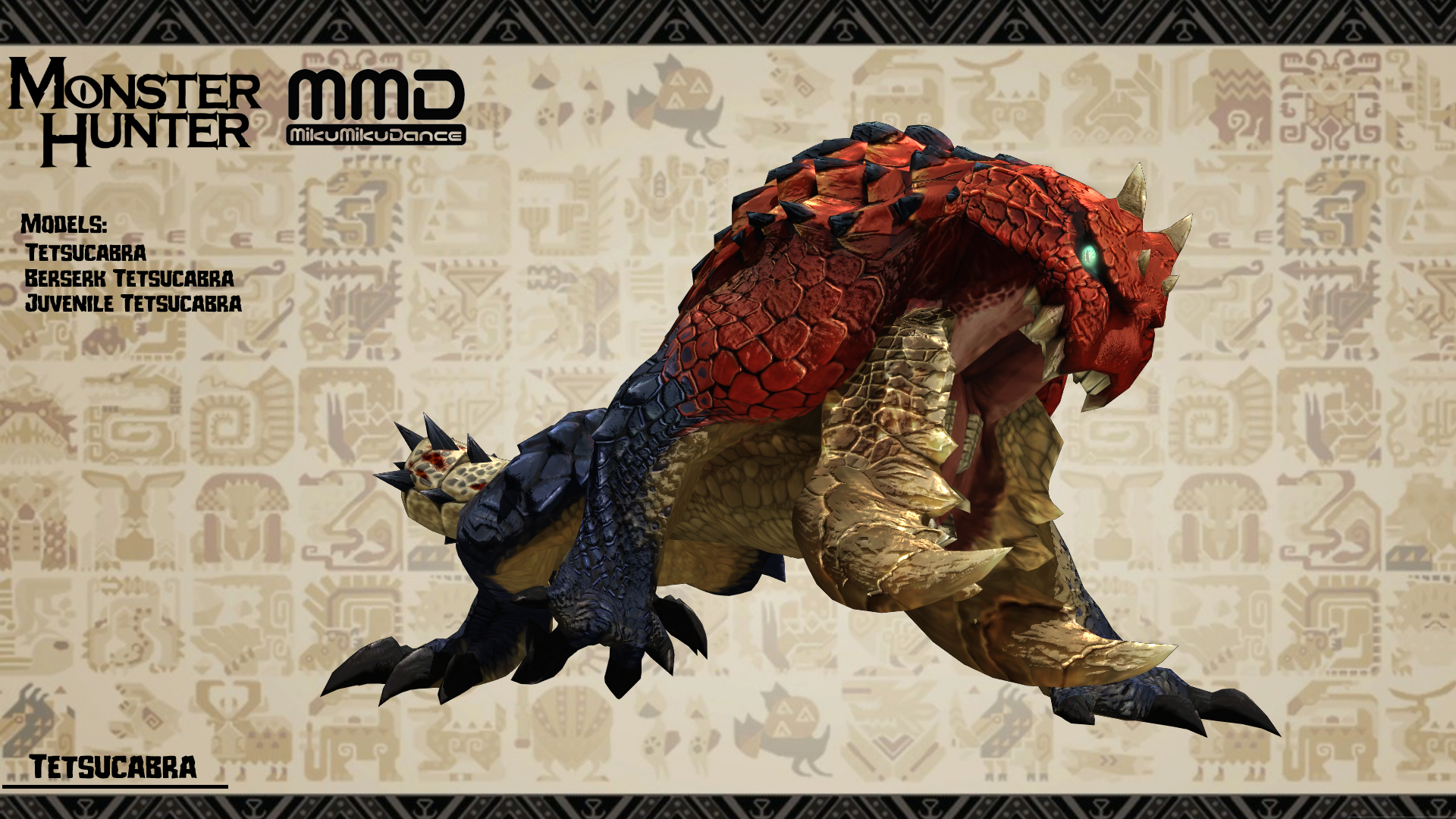 MMD Monster Hunter:Tetsucabra + Download by Francoraptor2018 on DeviantArt