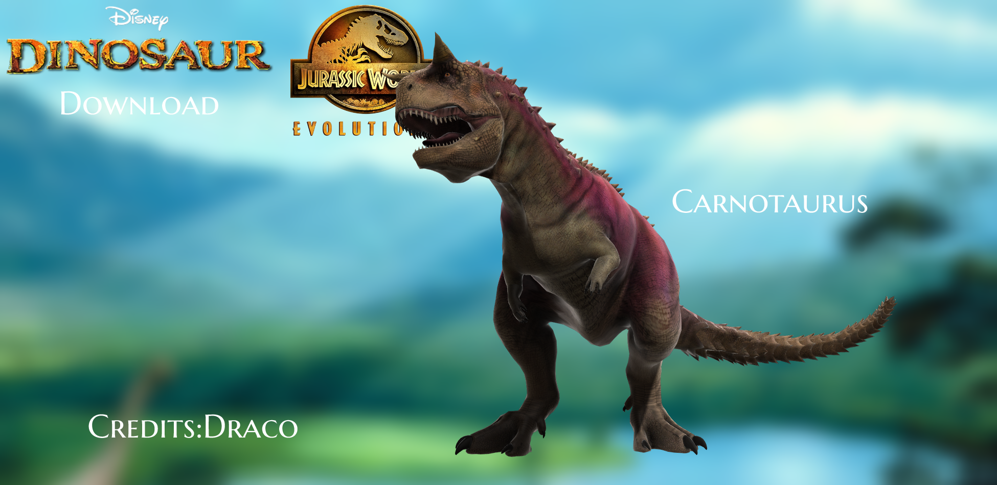 MMD JWE:Carnotaurus Disney + Download by Francoraptor2018 on DeviantArt