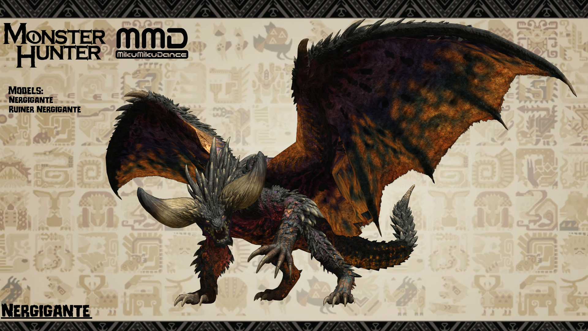 MMD Monster Hunter:Nergigante + Download by Francoraptor2018 on DeviantArt
