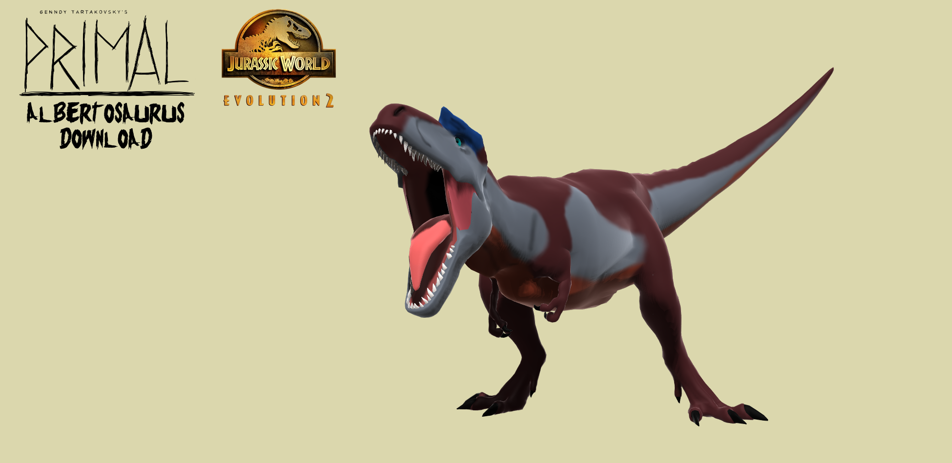 MMD JWE 2:Albertosaurus Primal + Download by Francoraptor2018 on DeviantArt