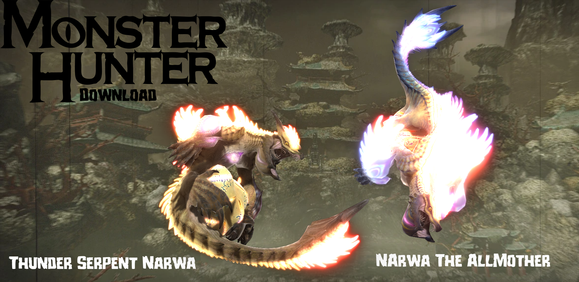 MMD Monster Hunter:Thunder Serpent Narwa + DL by Francoraptor2018 on ...