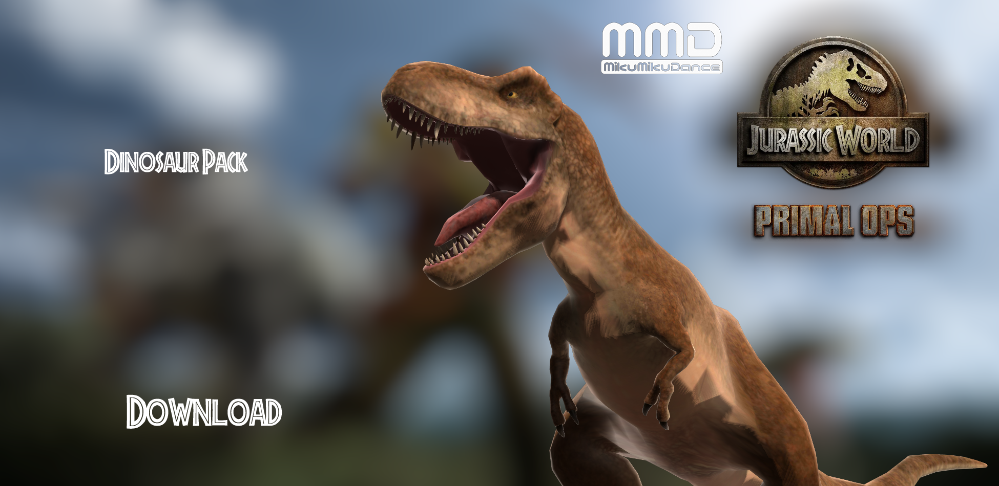 MMD JW Primal Ops:Dinosaur Pack + Download by Francoraptor2018 on DeviantArt