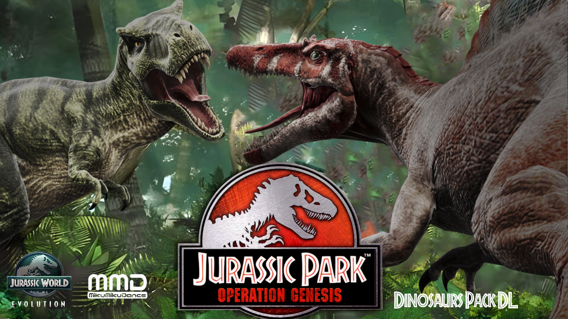 MMD JWE: Operation Genesis Dinosaur Pack + DL by Francoraptor2018 on ...