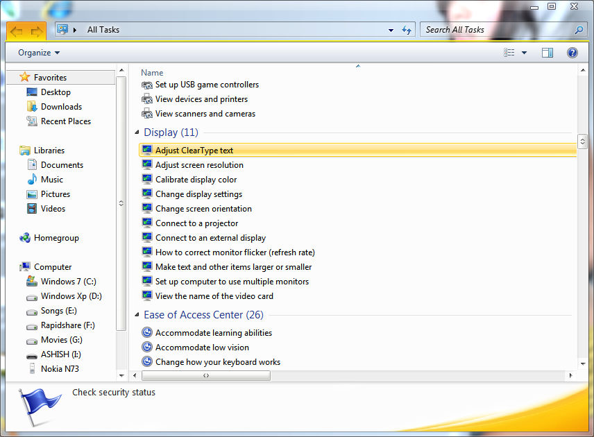 Windows 7 God Mode by ashishforyou on DeviantArt