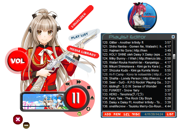 Sento Isuzu Skin Winamp by dedendenyy on DeviantArt