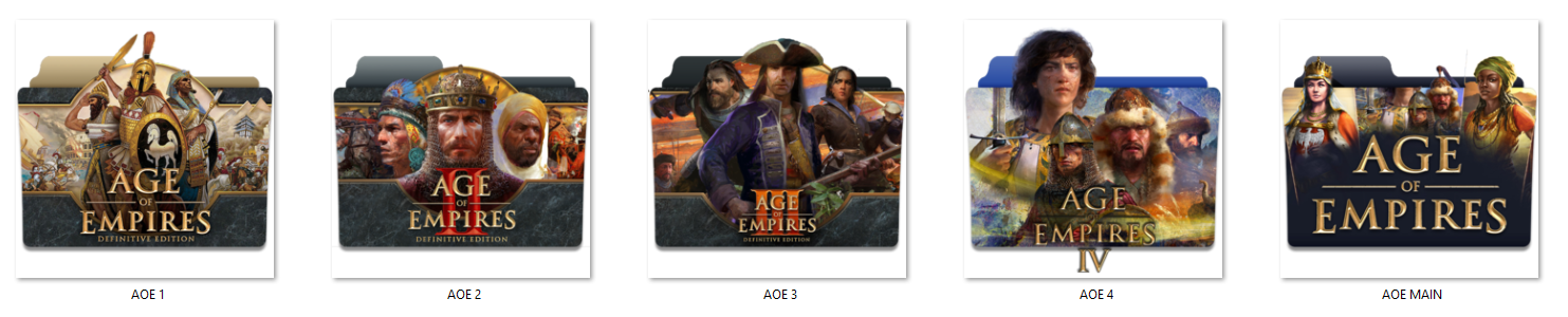 Age of Empires Folder Icon Pack by PaulKnight521995 on DeviantArt
