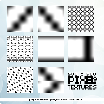 PIXEL textures set. by ohmyjongwoon on DeviantArt