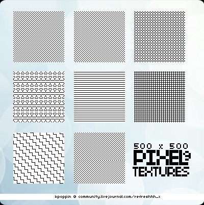 PIXEL textures set. by ohmyjongwoon on DeviantArt