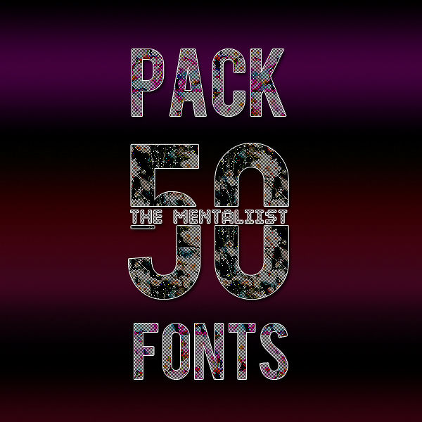 Pack 50 Fonts by TheMentaliist on DeviantArt