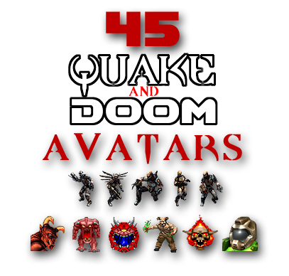 Quake and DOOM Avatars by Autopsyrotica-Art on DeviantArt