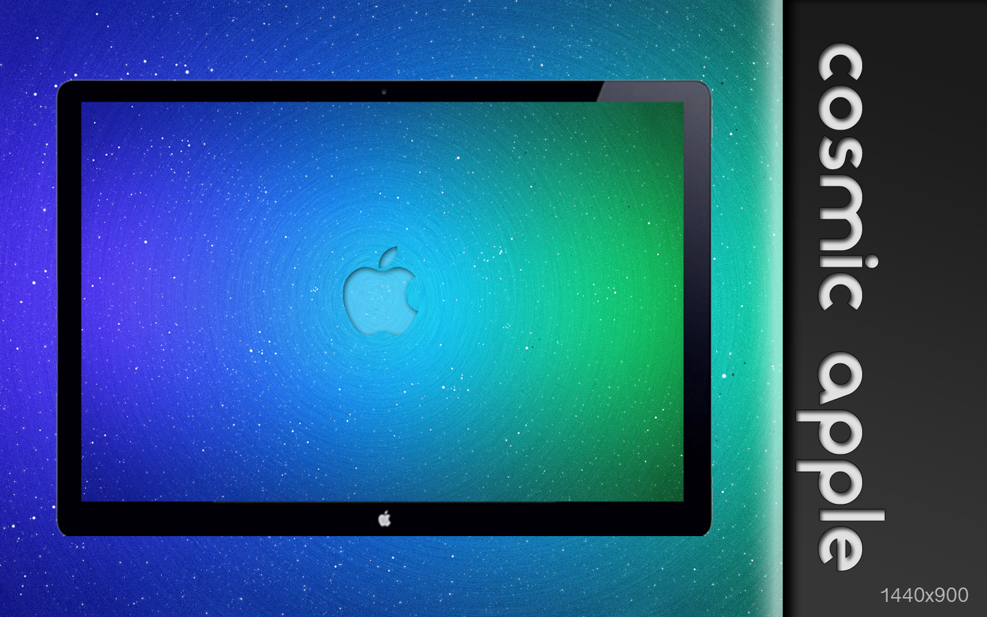 Cosmic Apple by xNiikk on DeviantArt