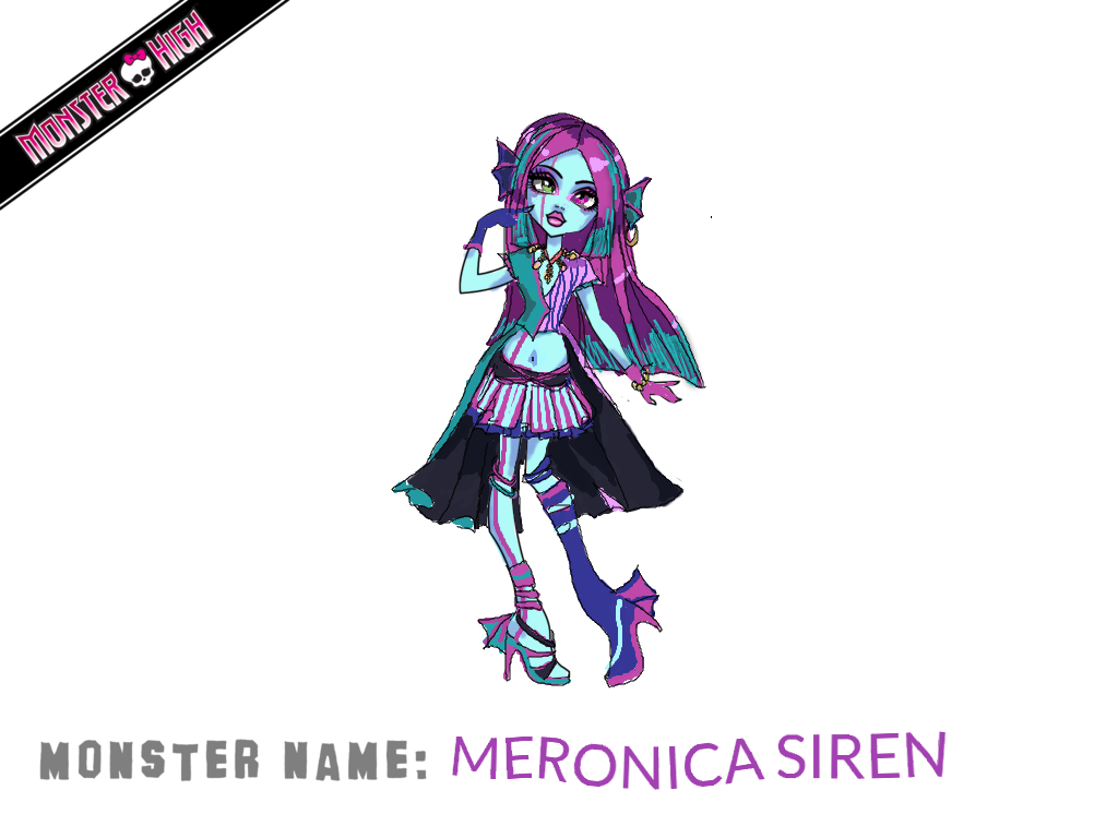 Monster High Contest: Meronica Siren by gtxoxo on DeviantArt
