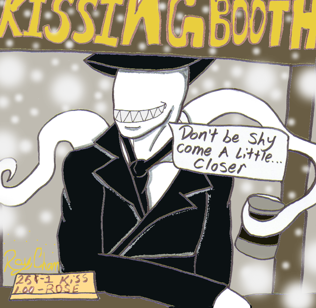 Offendy's Kissing Booth by RaydaraArtIsABang on DeviantArt