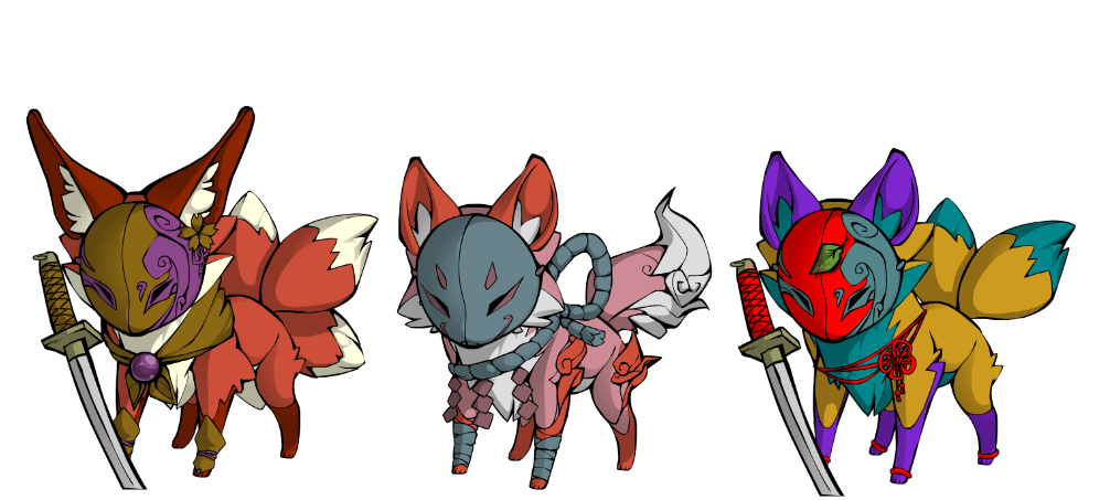 Adoptable fox set 3 [ 3/3 Open] by SnowLillyYukino on DeviantArt