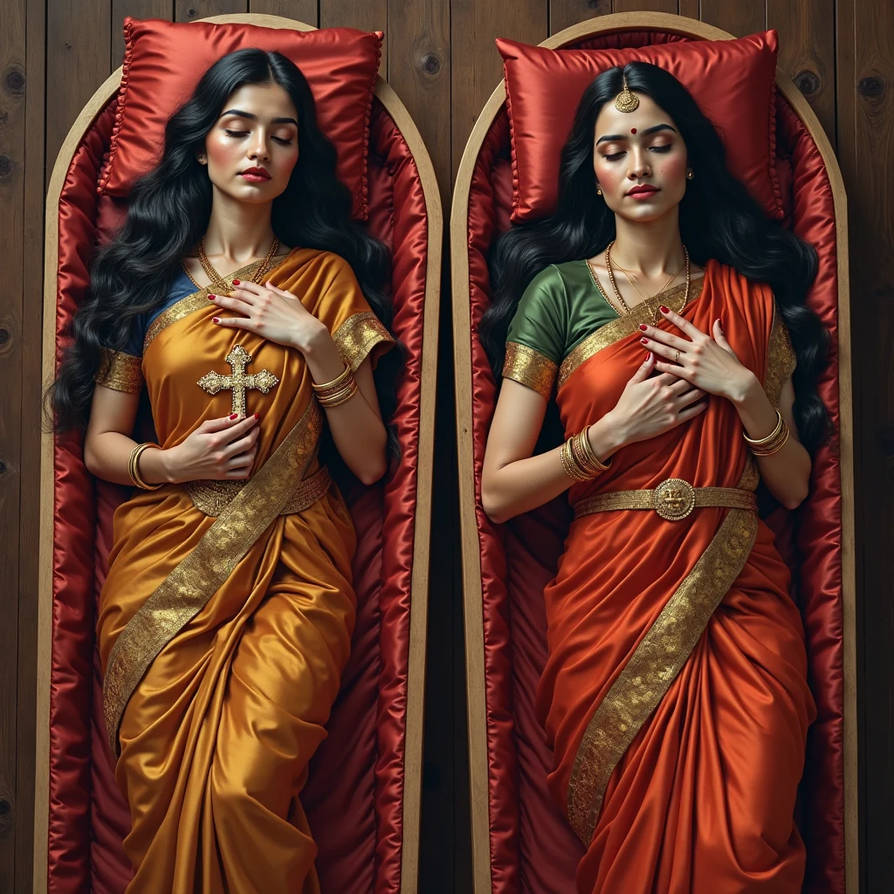Two cold dead Indian beauties by hercasket on DeviantArt