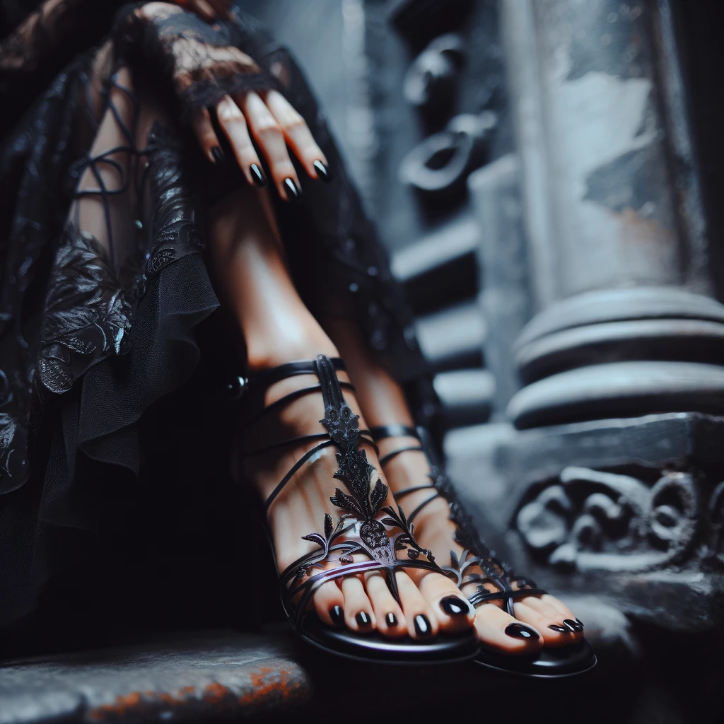 Gothic feet 1 by divinepick on DeviantArt