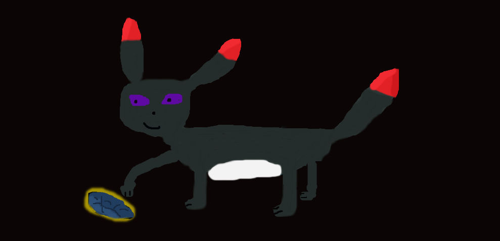 Dark Eevee and the Moon Stone by MysticMimikyu on DeviantArt