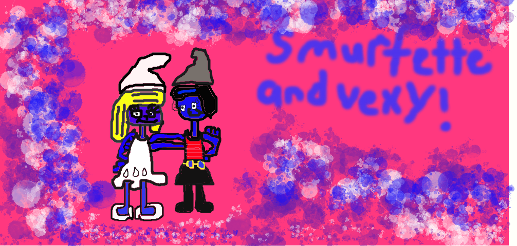 Smurfette and Vexy. by Smurfette123 on DeviantArt