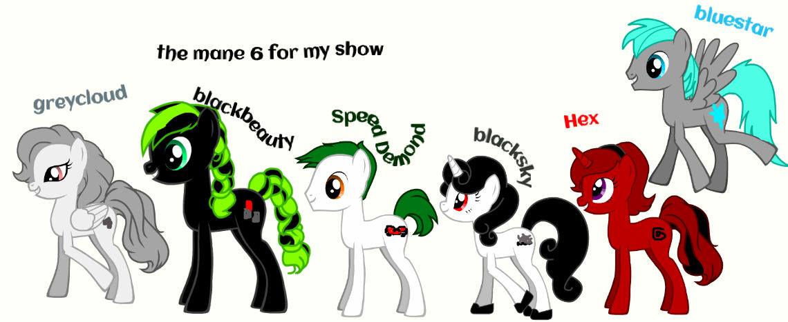 mlp my new comic the mane6 by dellacord on DeviantArt