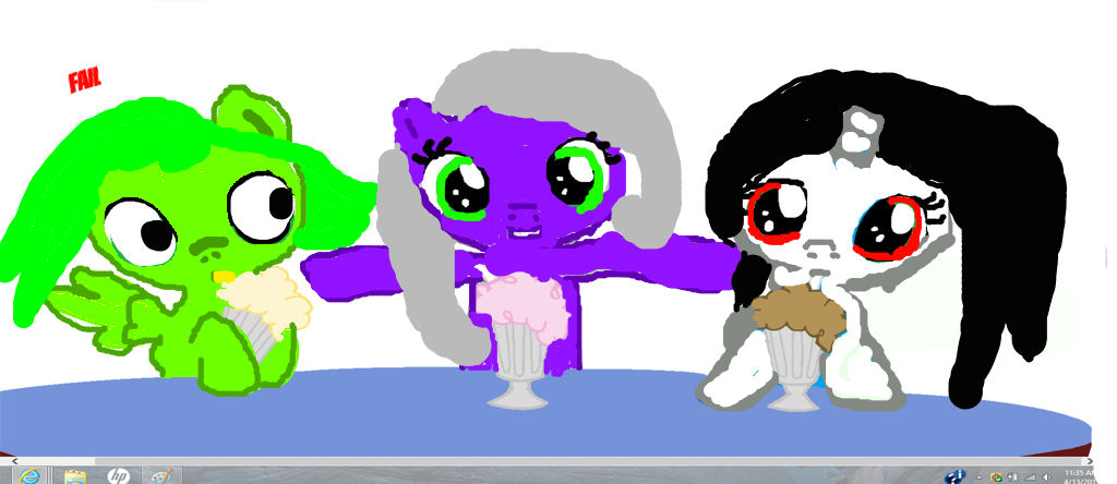 mlp oc's having milkshakes by dellacord on DeviantArt