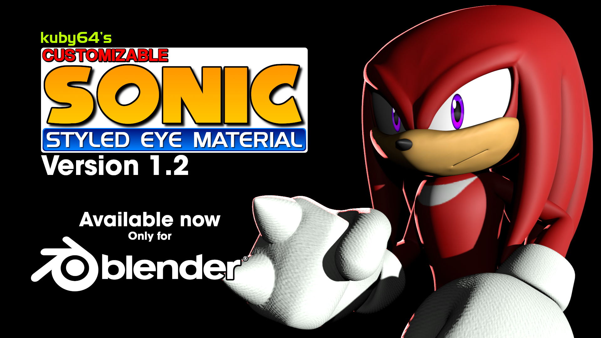 Customizable Sonic-styled Eye Material v1.2 by kuby64 on DeviantArt