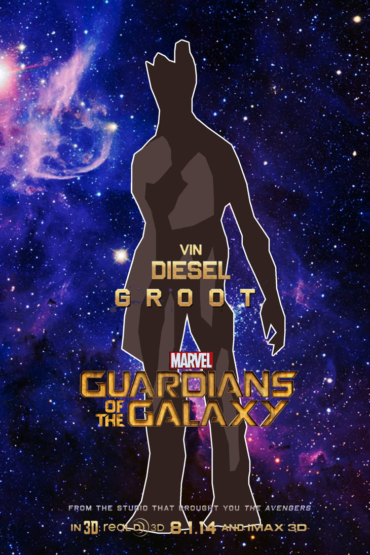 Guardians of the Galaxy Groot Poster by lewisdowsett on DeviantArt