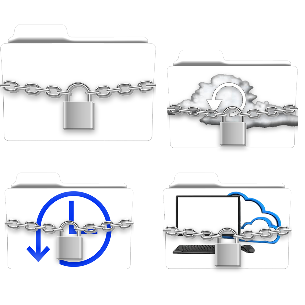 Chain-Locked Folder Icon Set by Dirt290x on DeviantArt